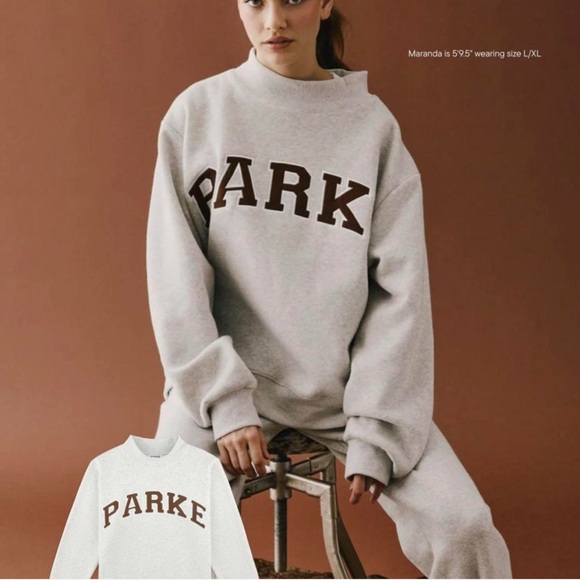Parke | Sweaters | Nwt Parke Gray With Brown Letters Texas Varsity ...